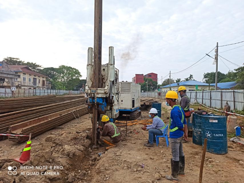 Yangon - Dala Bridge Project, Yangon, Myanmar (Steel Sheet Piling ...