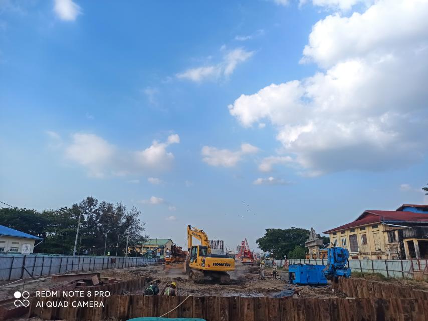 Yangon - Dala Bridge Project, Yangon, Myanmar (Steel Sheet Piling ...
