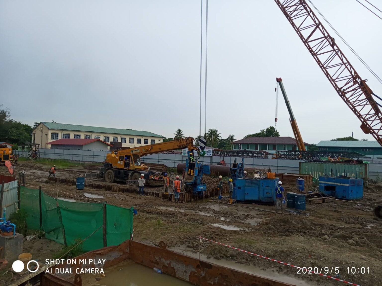 Yangon - Dala Bridge Project, Yangon, Myanmar (Steel Sheet Piling ...
